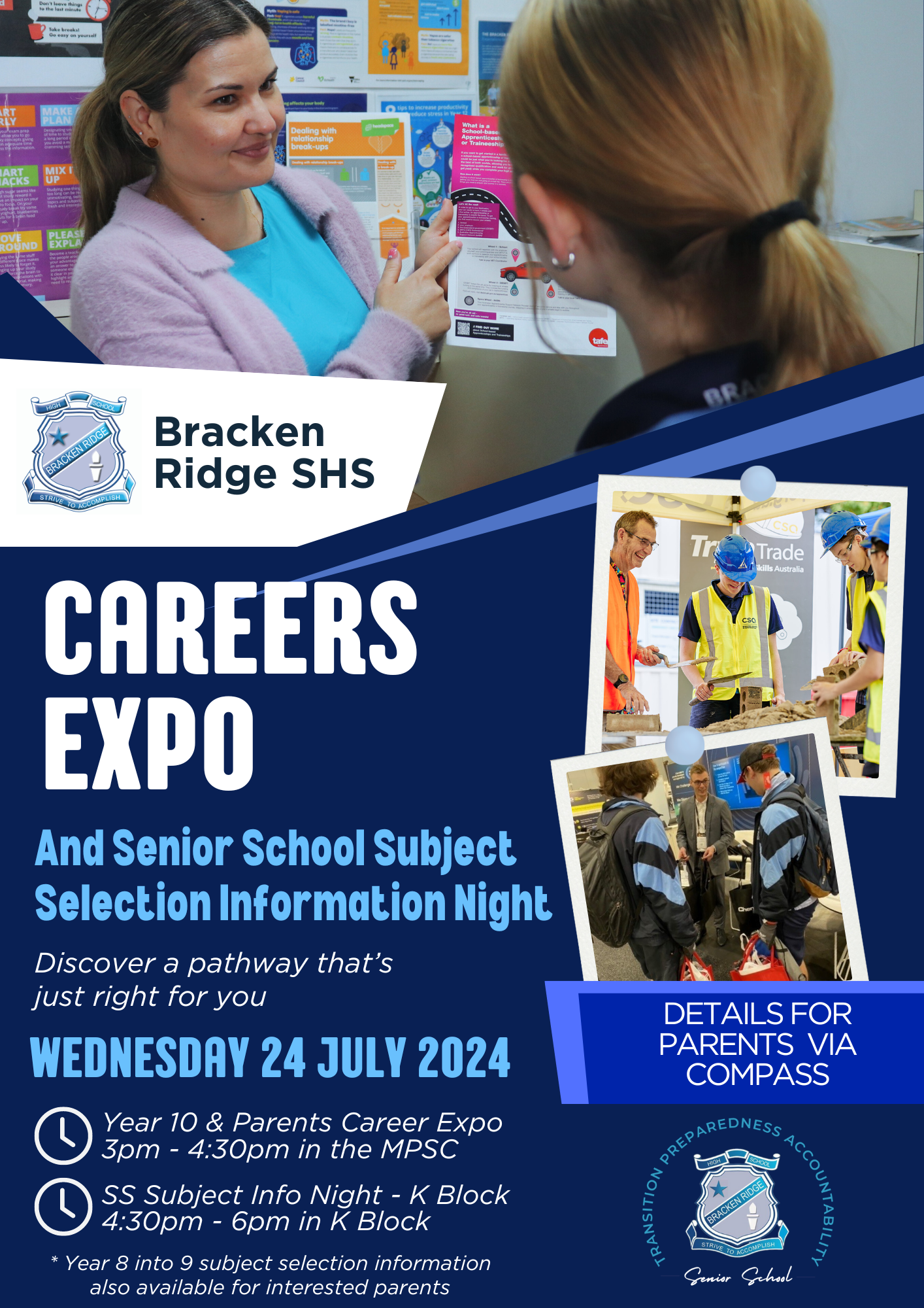 Careers Expo & SS Information Night